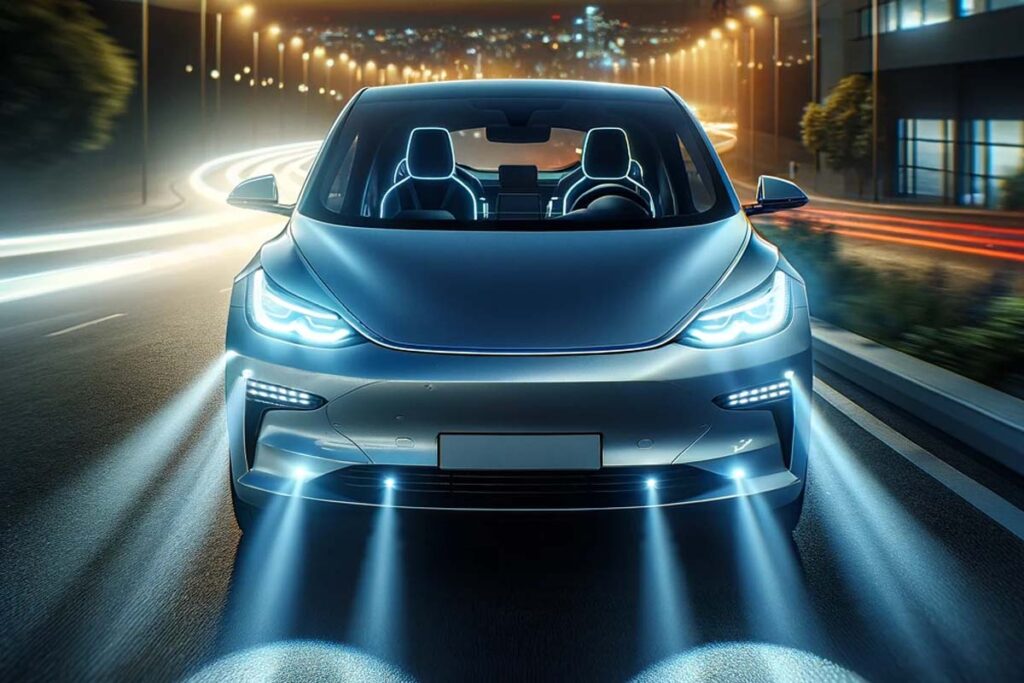 Фары электромобиля